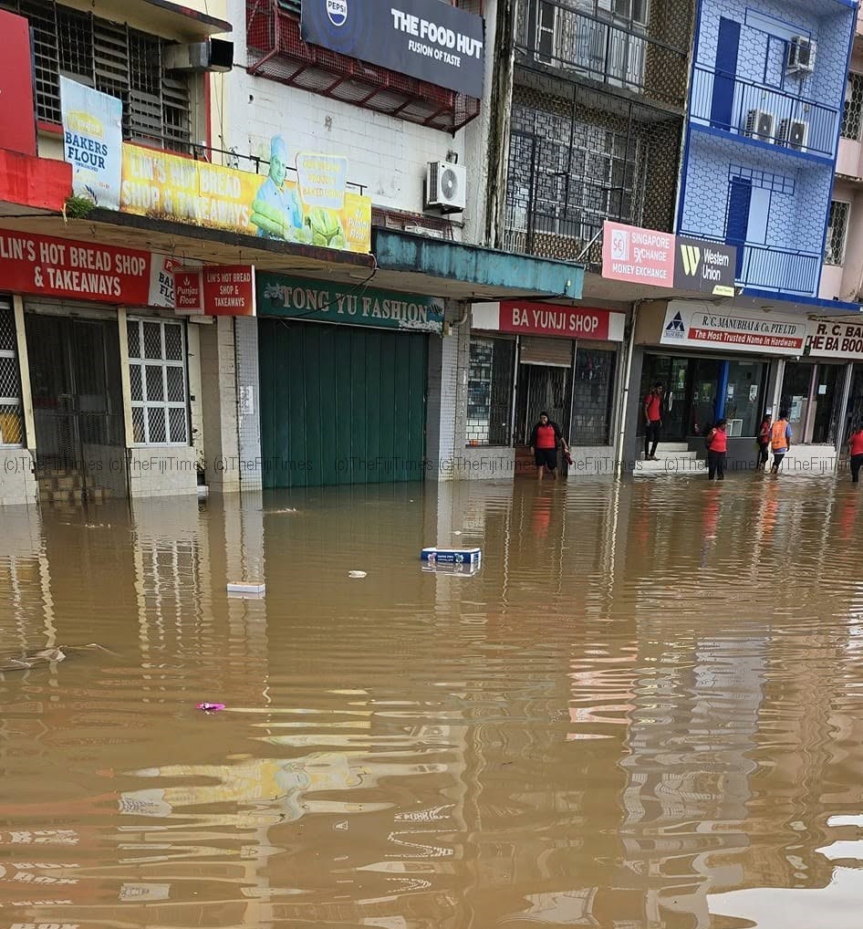 Friday 31/01 - Flood waters enter Ba town - The Fiji Times