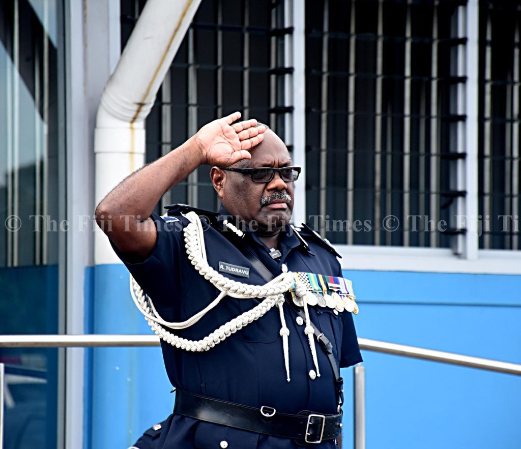 Quarter guard ceremony of welcome for Police Commissioner – The Fiji Times