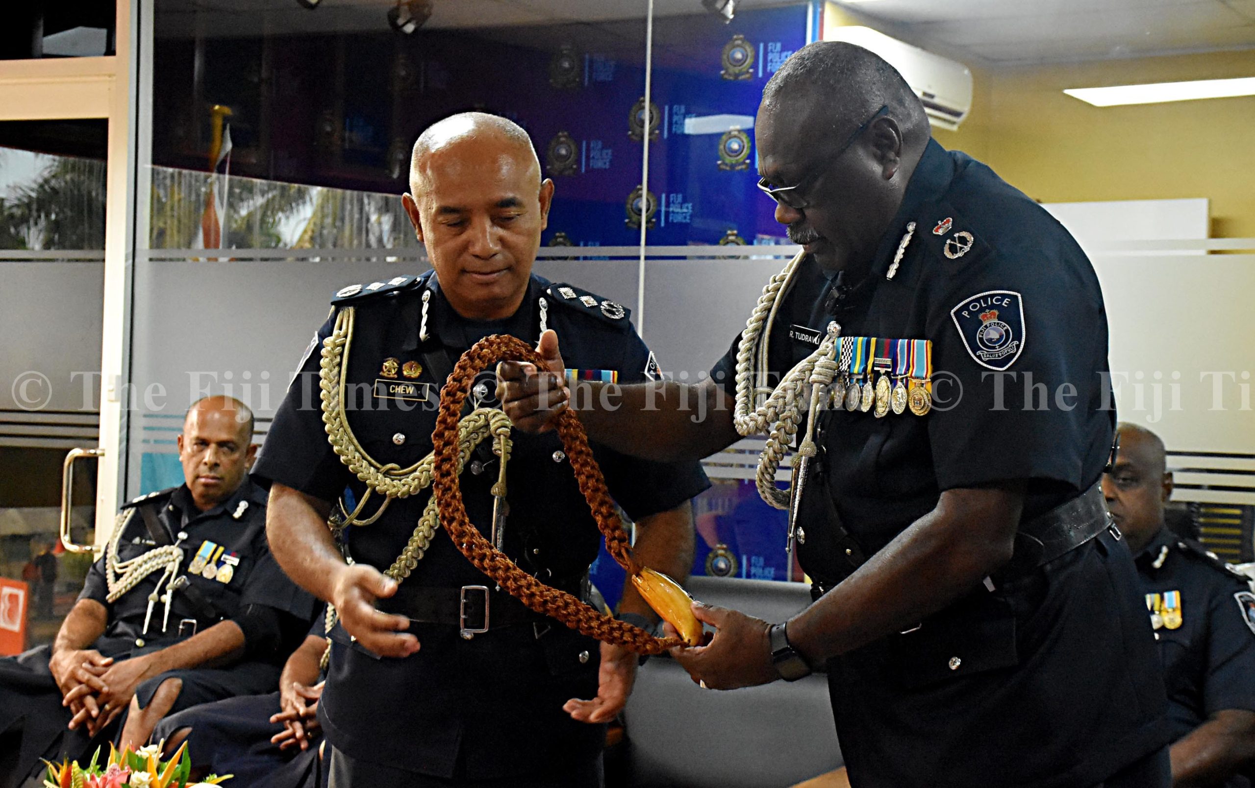 Quarter guard ceremony of welcome for Police Commissioner – The Fiji Times