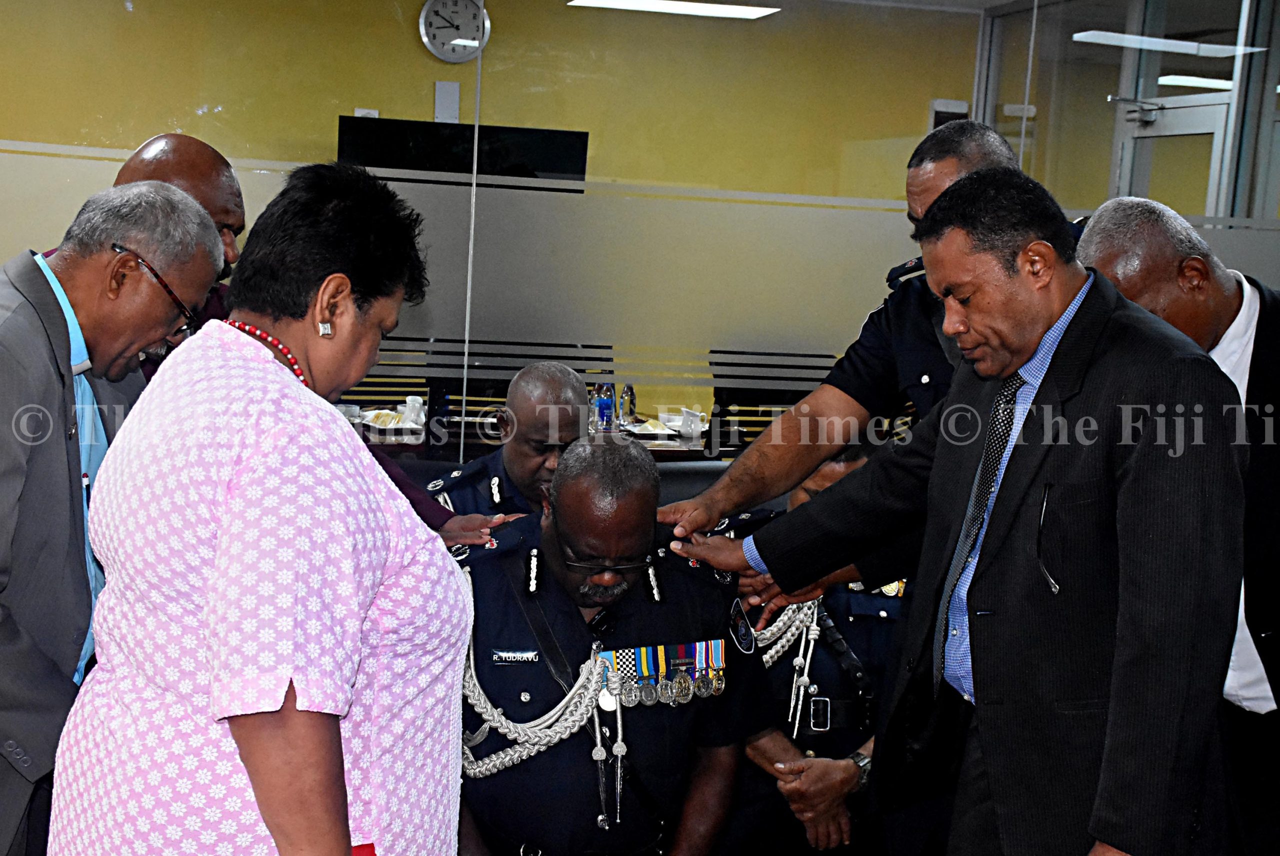 Quarter guard ceremony of welcome for Police Commissioner – The Fiji Times