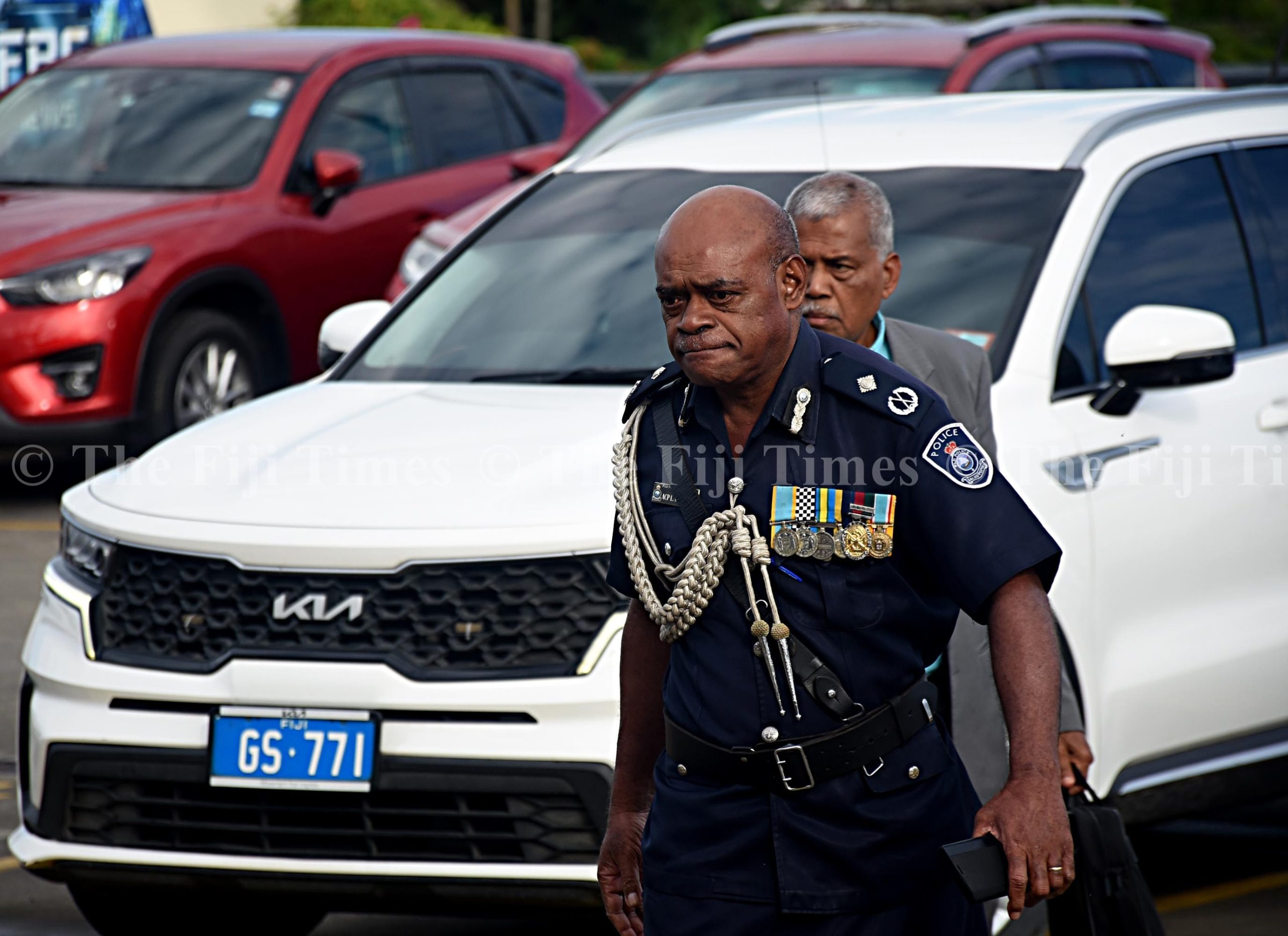Quarter guard ceremony of welcome for Police Commissioner – The Fiji Times