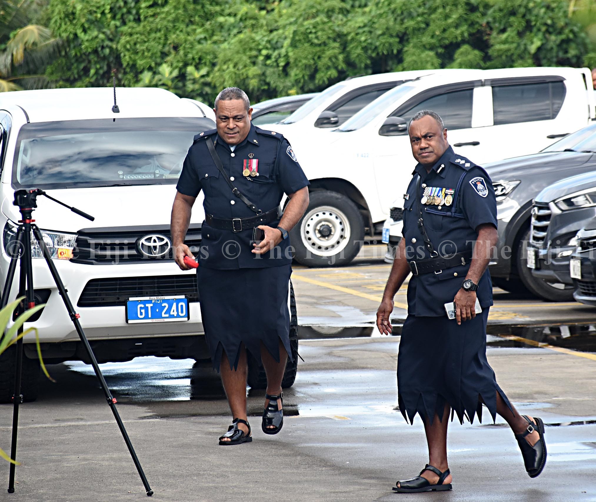 Quarter guard ceremony of welcome for Police Commissioner – The Fiji Times