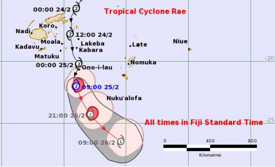 TC Rae moves away from Fiji group, effects of heavy rain will remain ...