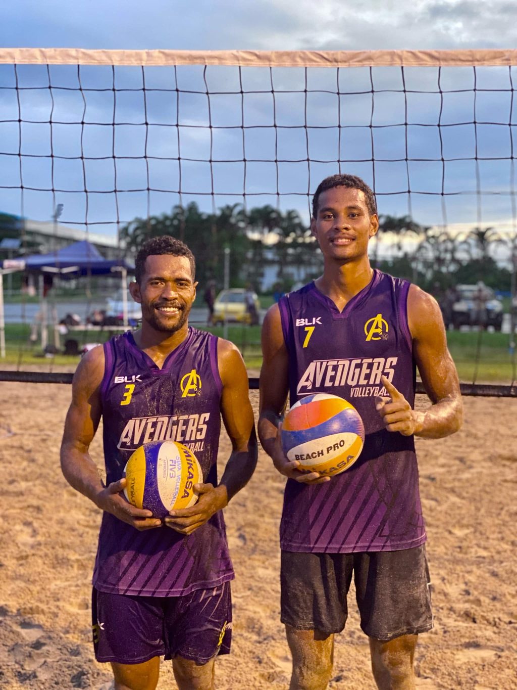 Duo share their passion for beach volleyball