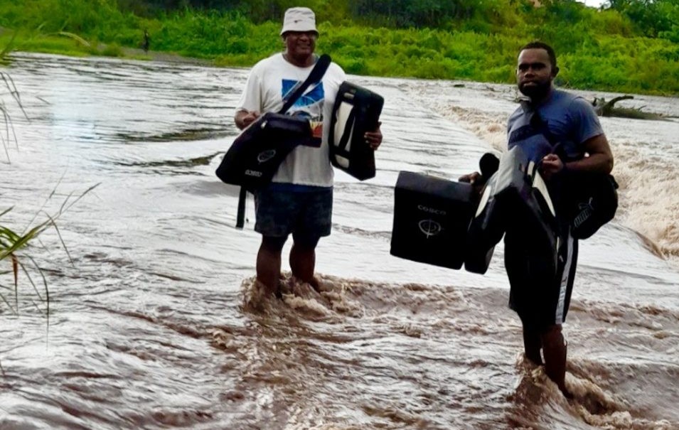 Big Ben visits teams - The Fiji Times