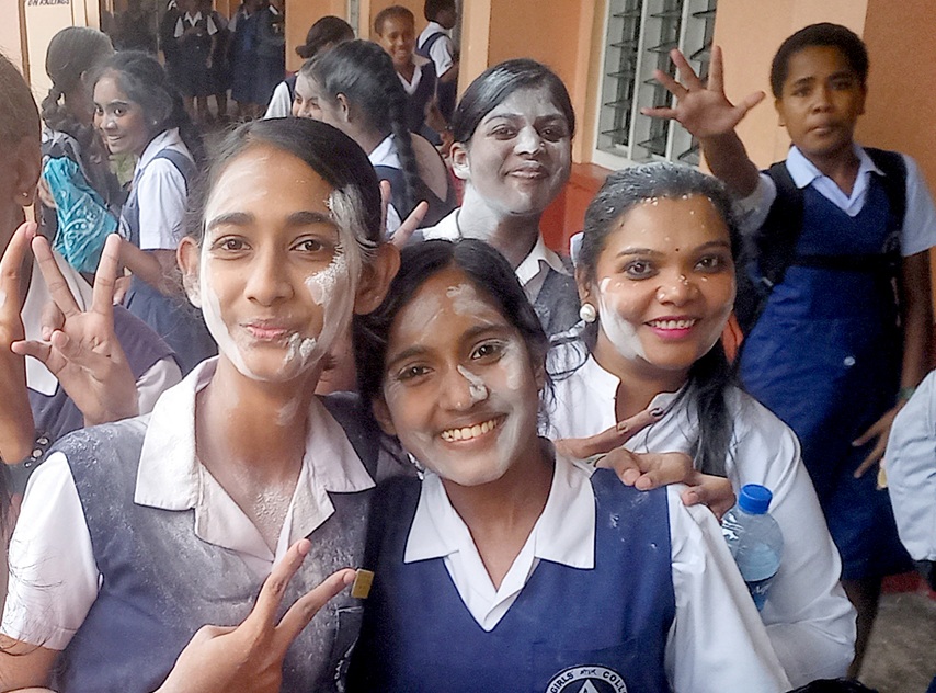 Colours of joy, festivity