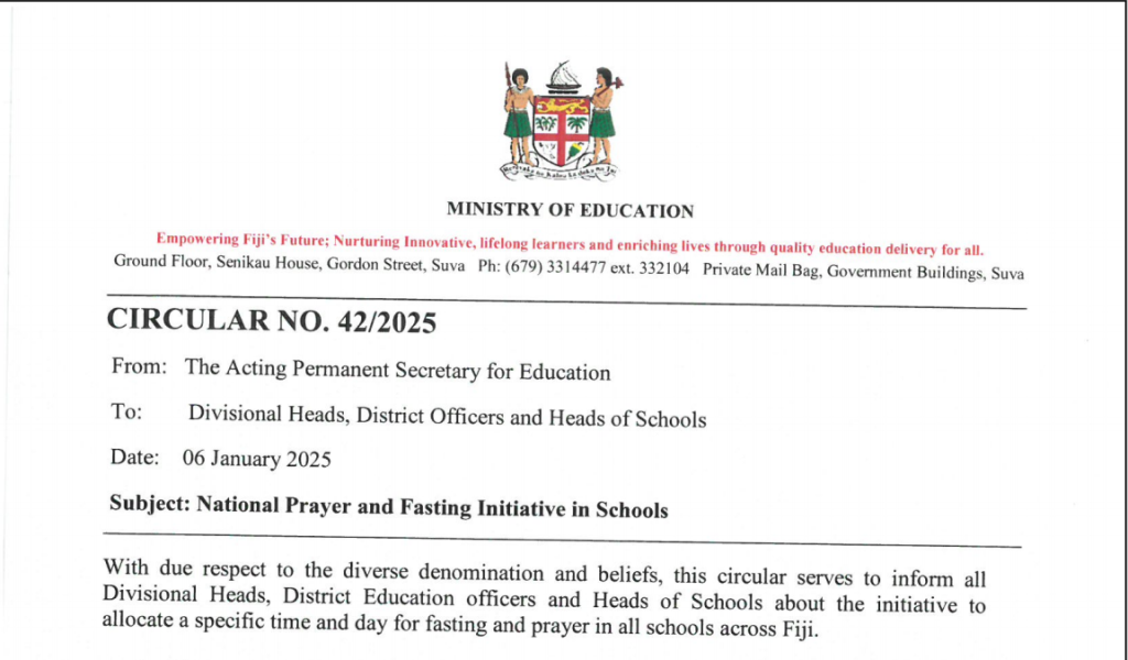 Ministry’s prayer and fasting directive raises serious concerns ...
