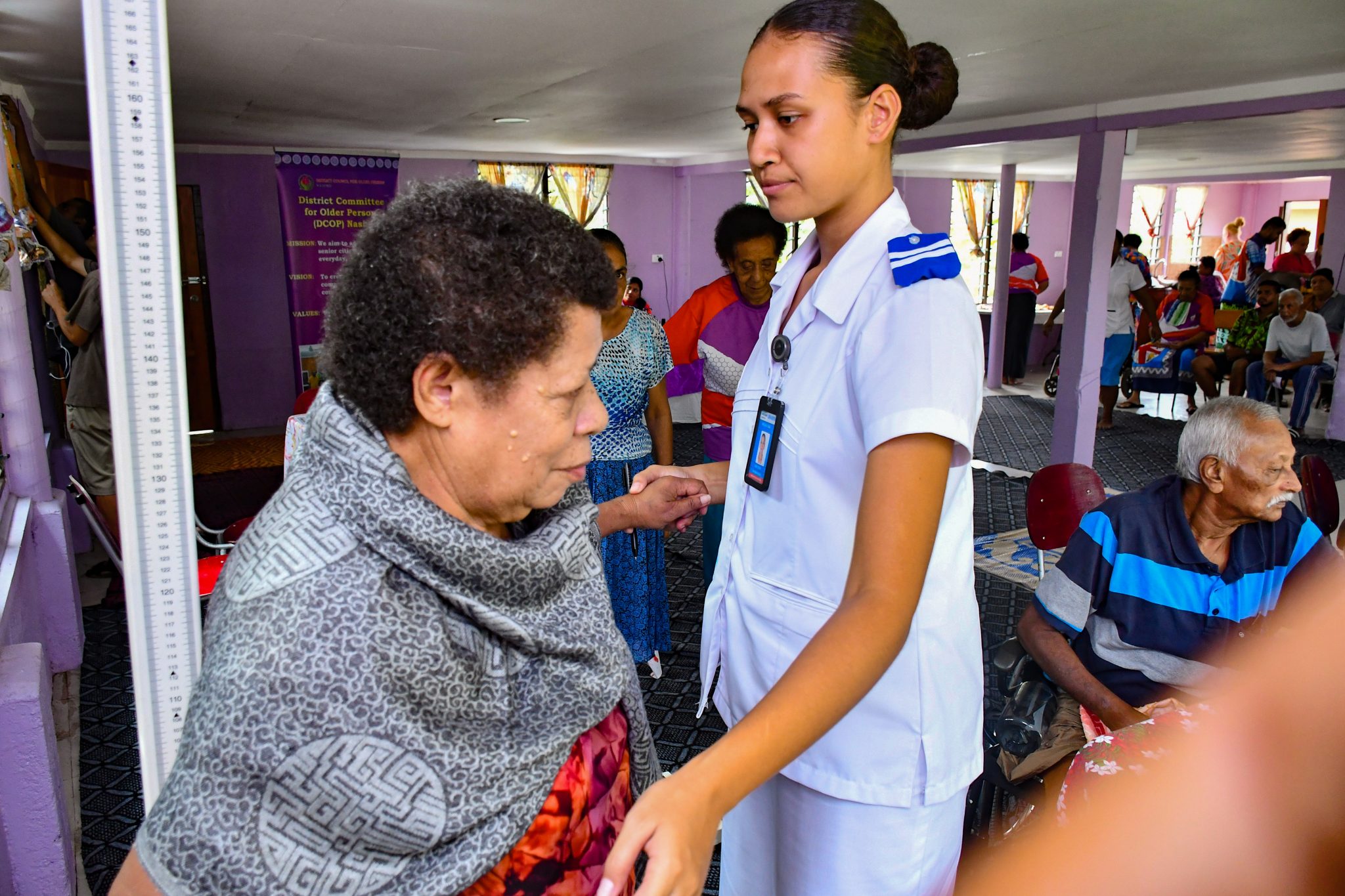 Elderly get day treat - The Fiji Times