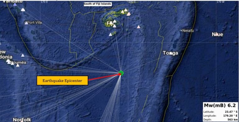 Strong deep-sea earthquake South of Fiji, no tsunami threat - The Fiji ...