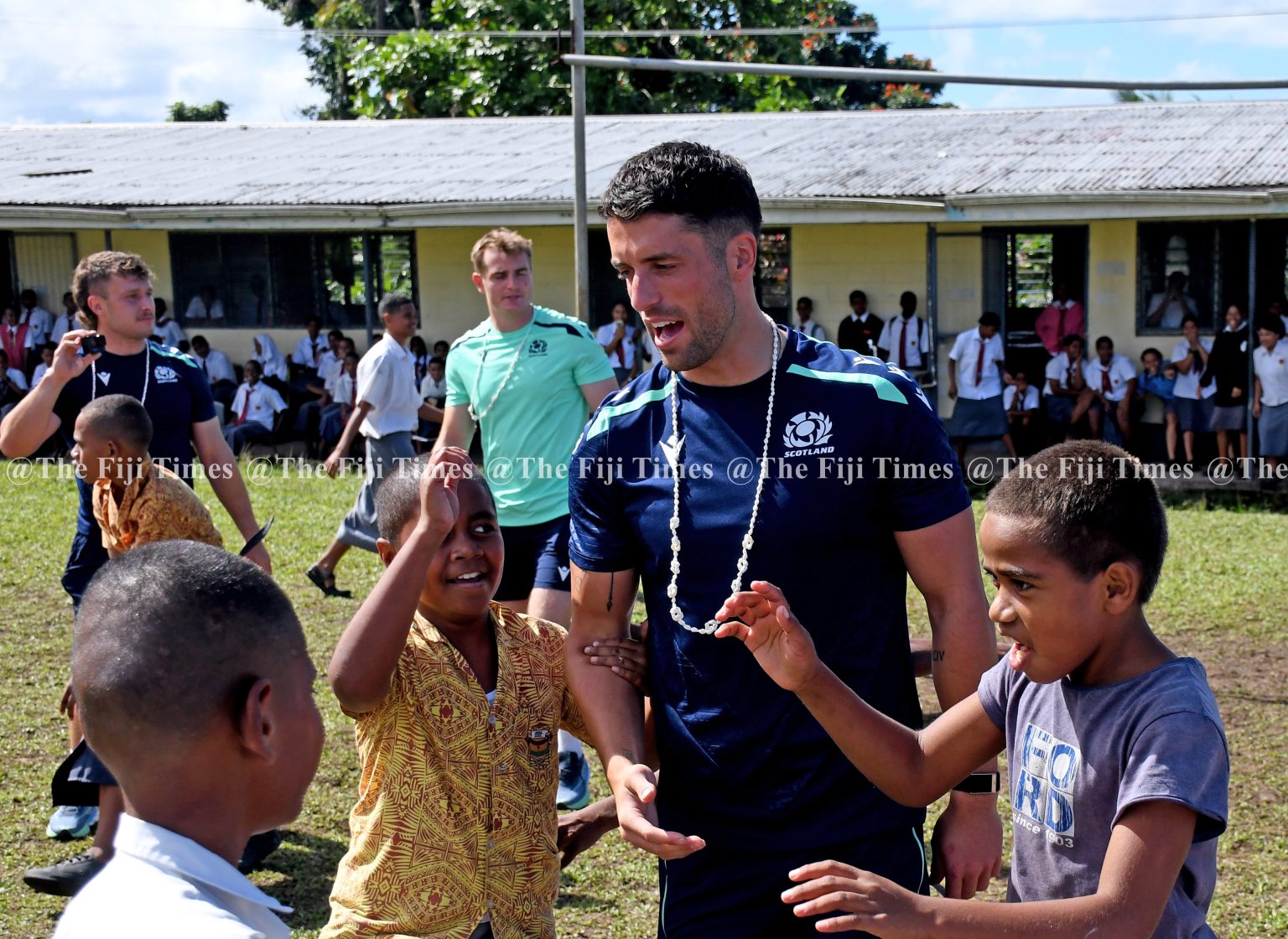 Scots visit Nabua Primary - The Fiji Times