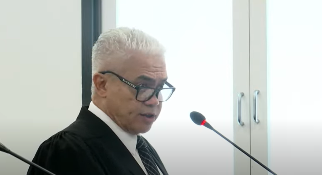 "Strike out the three-quarters requirement", NFP lawyer Jon Apted asks ...