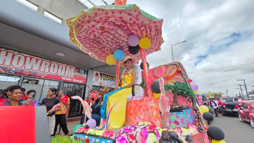 Miss FSC Tanya Vakatuku steals the show with winning float - The Fiji Times
