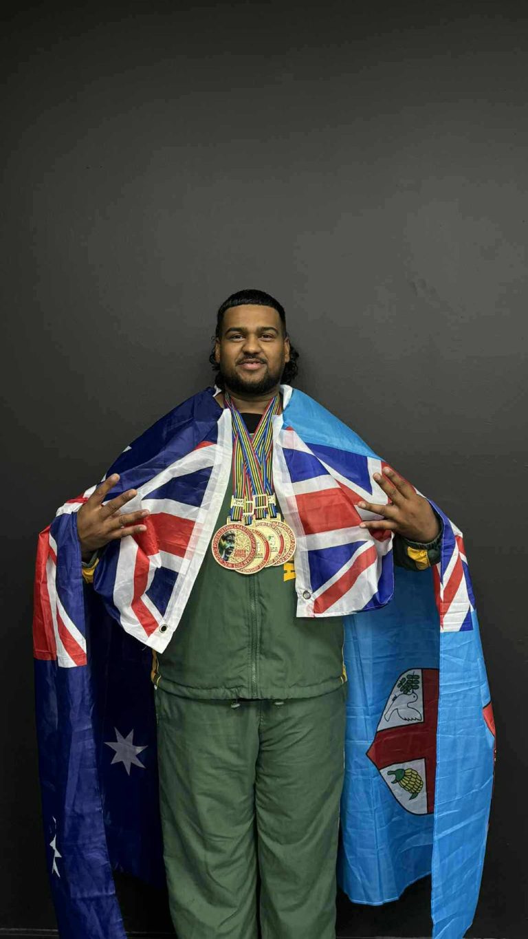 Fiji-born Lal makes powerlifting history