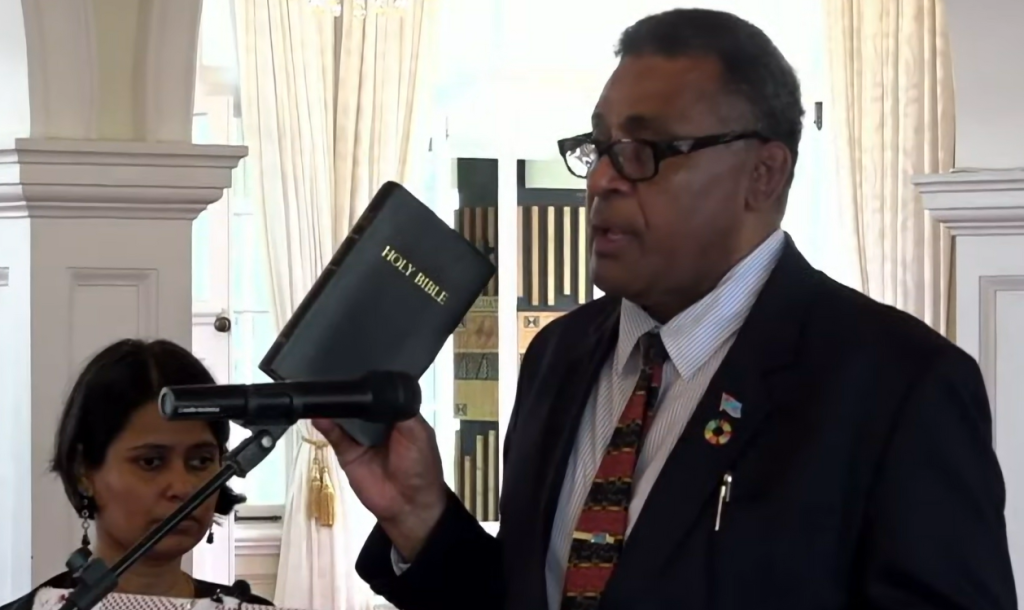 Esrom Immanuel sworn in as Fiji’s new Finance Minister - The Fiji Times