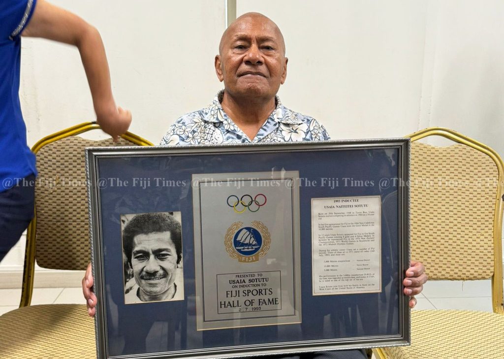 Athletics Legend Sotutu Recognised For Achievements - The Fiji Times