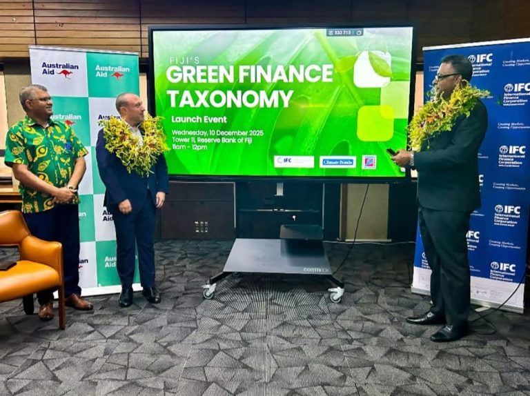 Green finance taxonomy unveiled - The Fiji Times