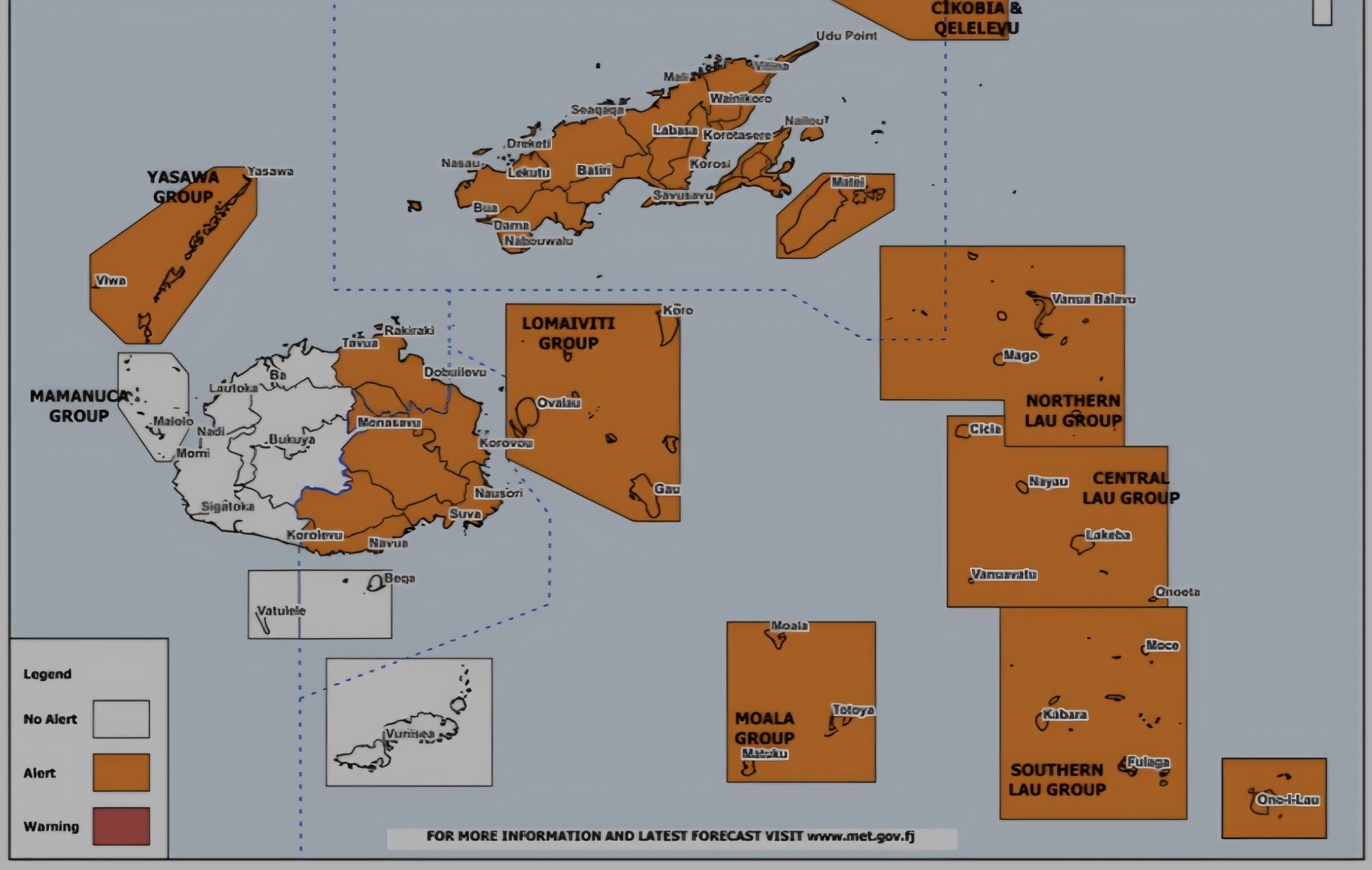 Heavy rain alert back in force for parts of Fiji - The Fiji Times