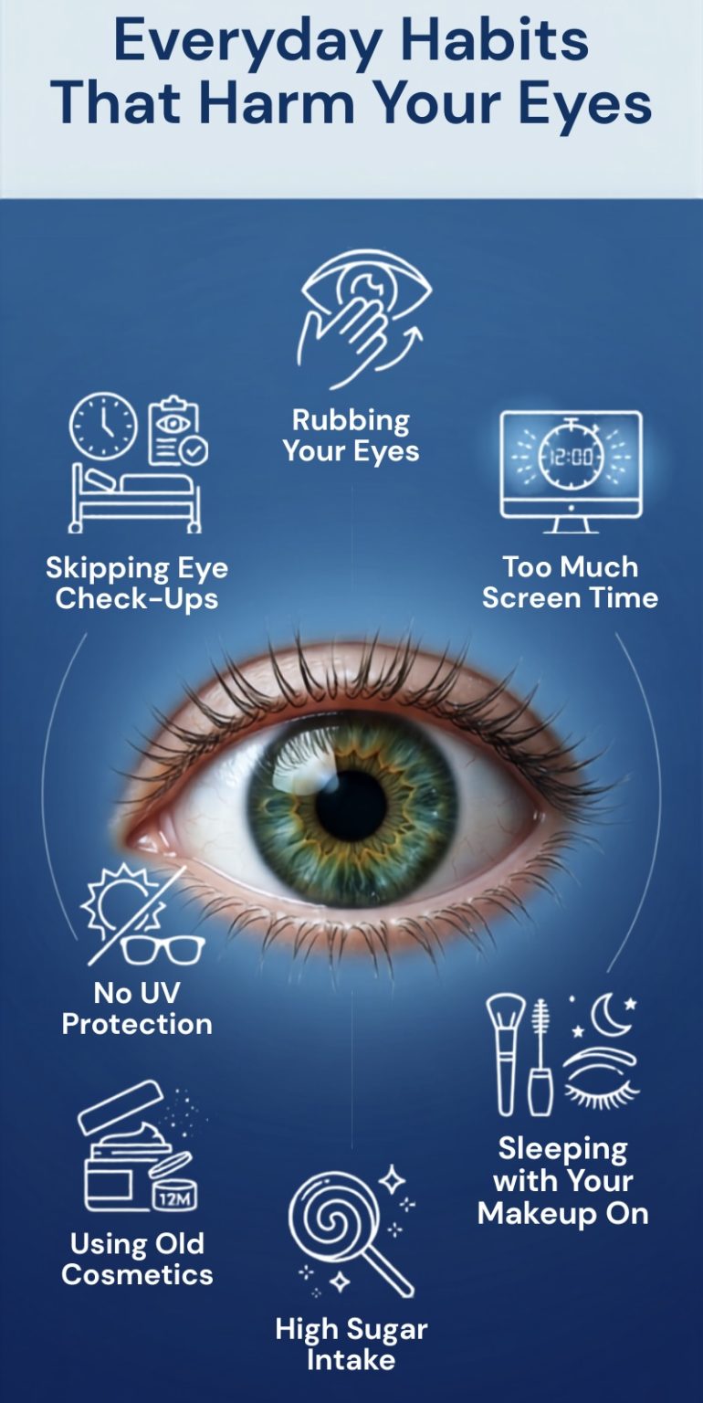 CLEAR VISION FOR A BRIGHTER FUTURE | Care for your eyes | Good habits ...
